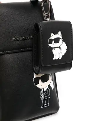 Karl Lagerfeld Kikonik 20 Leather Pouch
