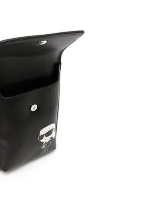 Karl Lagerfeld Kikonik 20 Leather Pouch