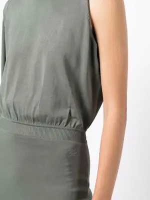 Karl Lagerfeld Asymmetric Knit Midi Dress