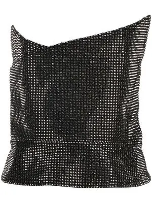 Roland Mouret Crystal-embellished Asymmetric Top