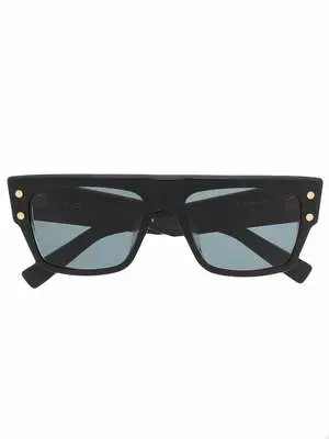 Balmain B-iii Square-frame Sunglasses - Black