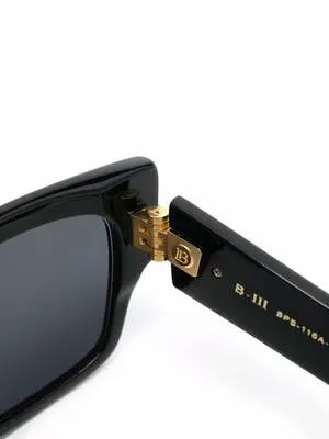 Balmain B-iii Square-frame Sunglasses