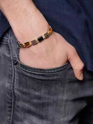 NIALAYA JEWELRY Beaded Bracelet - Brown