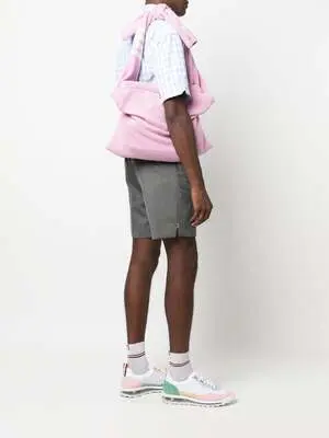 Thom Browne Stitch Merino Crewneck Sweater Shell Bag