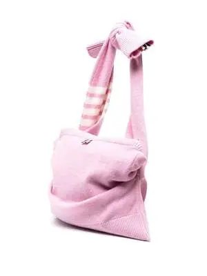 Thom Browne Stitch Merino Crewneck Sweater Shell Bag