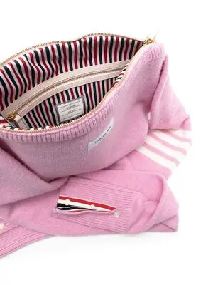 Thom Browne Stitch Merino Crewneck Sweater Shell Bag