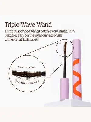 TOWER 28 Makewaves Lengthening And Volumizing Mascara - Drift (brown)