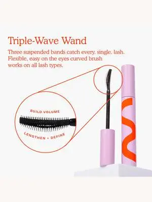 TOWER 28 Makewaves Lengthening And Volumizing Mascara - Drift (brown)