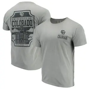 IMAGE ONE Colorado Buffaloes Comfort Colors Campus Icon T-shirt - Gray
