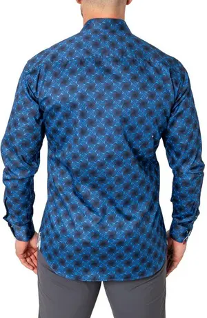 MACEOO Einstein Regular Fit Crossover Button-up Shirt