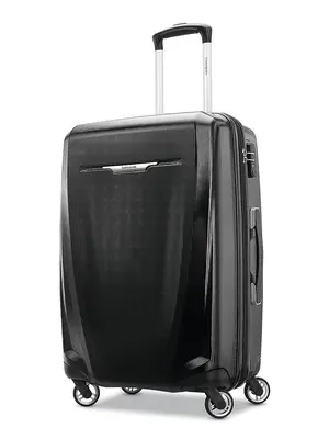 SAMSONITE Men's Spinner 71/25 Acrylic Suitcase - Black - Black