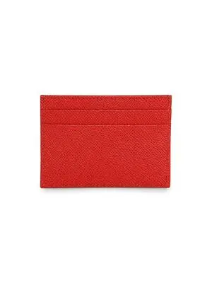 Dolce & Gabbana Leather Card Holder Green