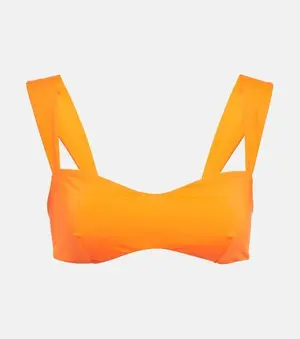 Magda Butrym Magda Butrym Bustier Bikini Top Orange