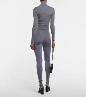 Alaïa High-rise Cashmere And Silk Leggings