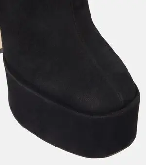 Paris Texas Ivana Suede Platform Ankle Boots