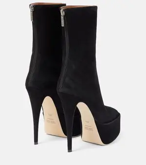 Paris Texas Ivana Suede Platform Ankle Boots