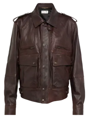 Saint Laurent Leather Jacket