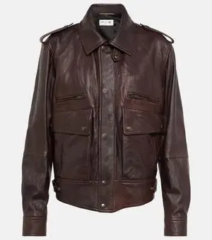 Saint Laurent Leather Jacket
