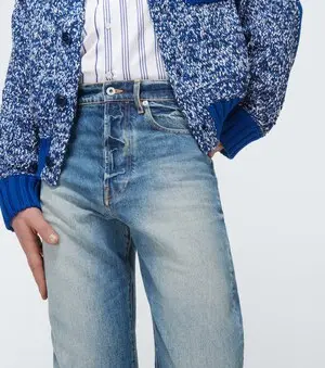 Kenzo Asagao High-rise Straight Jeans