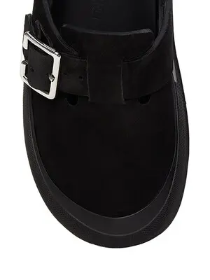 Alexander McQueen Buckled Leather Platform Sandals