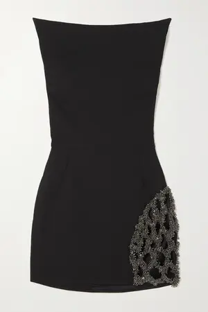 Maticevski Embellished Stretch-crepe Mini Dress