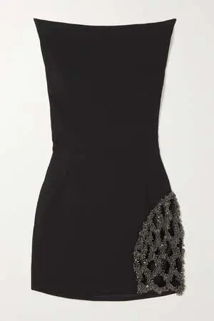 Maticevski Embellished Stretch-crepe Mini Dress