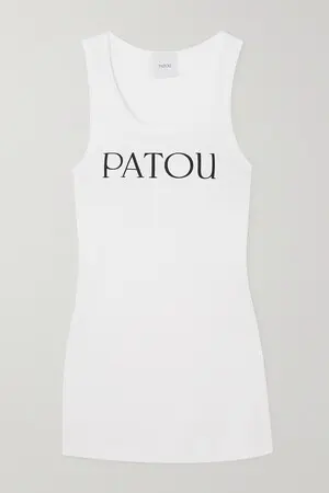 PATOU Iconic Printed Tank - White
