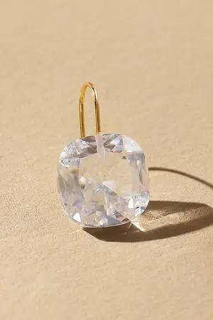 Anthropologie Floating Crystal Earrings - Clear