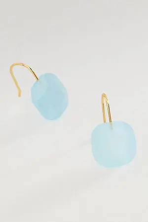 Anthropologie Floating Crystal Earrings Sky