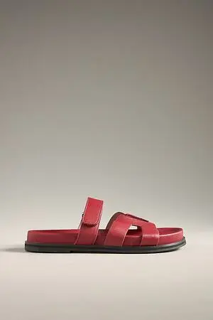 BIBI LOU Cutout Slide Sandals Red