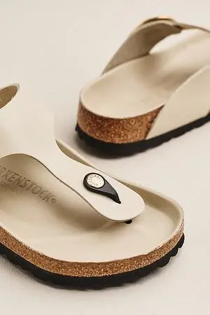 BIRKENSTOCK Gizeh Big Buckle High Shine Sandals - Oyster