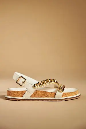 KELSI DAGGER BROOKLYN Slingback Sandals Ivory