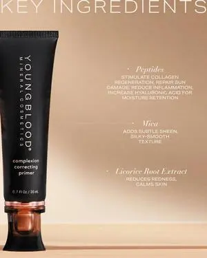 YOUNGBLOOD MINERAL COSMETICS Complexion Correcting Primer, 0.7 Oz - Bare