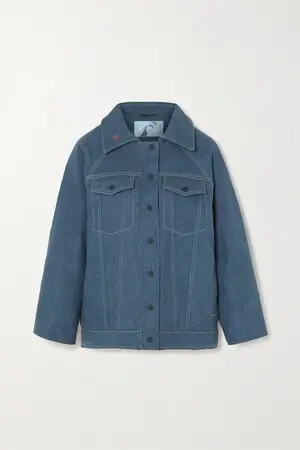 Perfect Moment Corentine Embroidered Denim Jacket - Blue