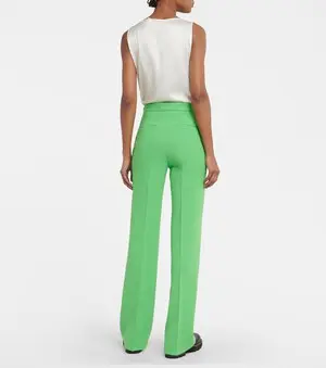 Gabriela Hearst Vesta High-rise Wide-leg Wool Pants