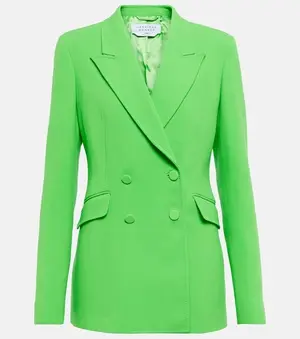 Gabriela Hearst Stephanie Double-breasted Blazer - Green