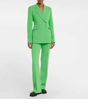 Gabriela Hearst Stephanie Double-breasted Blazer - Green