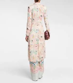 Etro Printed Silk Coat