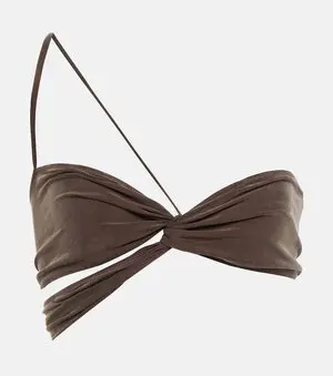 Jacquemus Le Bandeau Espelho Bra Top - Brown