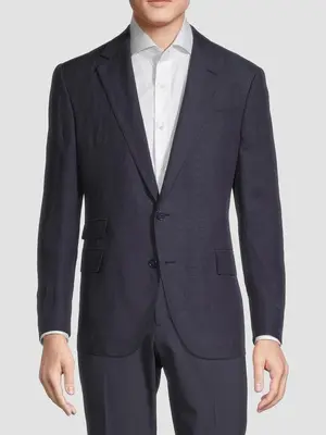 Ralph Lauren Purple Label Kent Linen & Silk Canvas Jacket