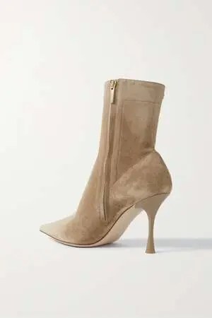 GIANVITO ROSSI 85 Suede Ankle Boots