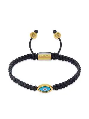 NIALAYA JEWELRY Evil Eye String Bracelet - Black