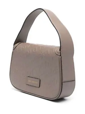 Karl Lagerfeld Logo-embossed Leather Tote Bag