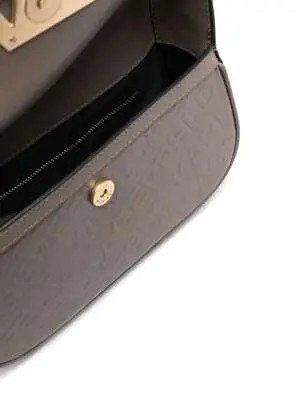 Karl Lagerfeld Logo-embossed Leather Tote Bag
