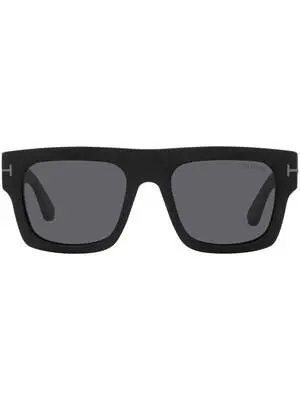 TOM FORD Square-frame Tinted Sunglasses - Black