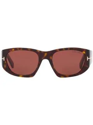 TOM FORD Round-frame Sunglasses - Green