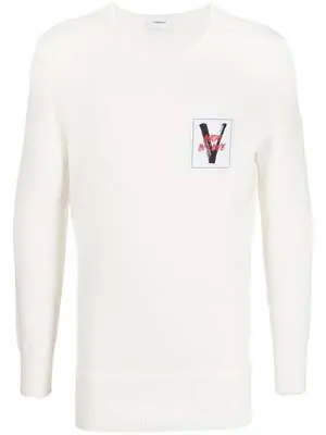 PORTS V Logo-patch Jumper - White