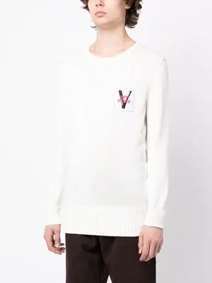 PORTS V Logo-patch Jumper - White