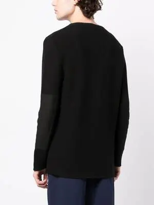 PORTS V Logo-patch Crew-neck Jumper