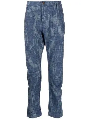 PORTS V Distressed Tapered Trousers
